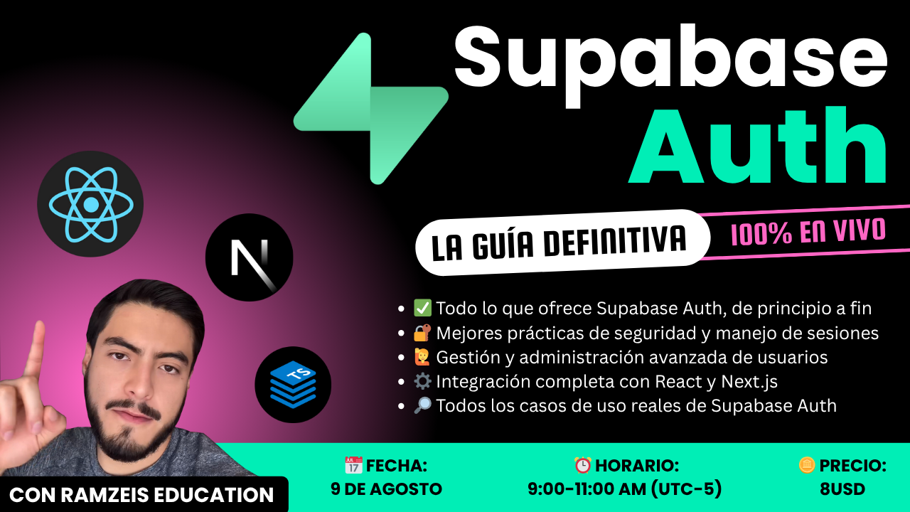 Supabase Auth - Guía Definitiva